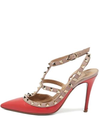 Valentino Garavani escarpins Rockstud 100 mm - Vert