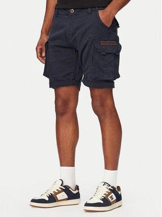 Alpha Industries Alpha Industries Stoffshorts Crew 176203 Dunkelblau Regular Fit