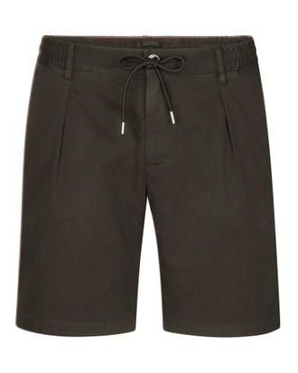 Profuomo Leichte Bermudashorts mit Stretch und Bundfalte in
