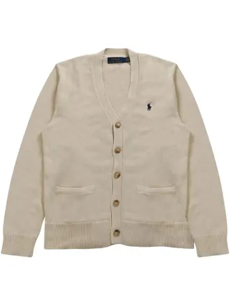 Polo Ralph Lauren Polo Pony-embroidered cardigan - Nude
