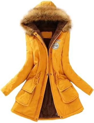 Generic Vestes dhiver 2026 pour femmes, manteaux dhiver pour femmes, grande taille, matelass&eacute;, en polaire, chaud et &eacute;pais, veste &agrave; capuche avec poche zipp&eacute;e, 