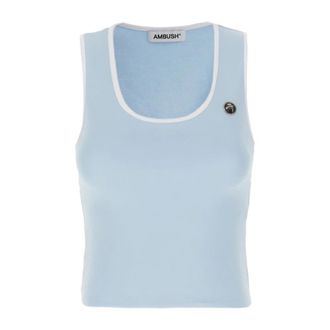 AMBUSH Stylisches TOP f&uuml;r einen trendigen Look - - Tops - Damen - Blau - S