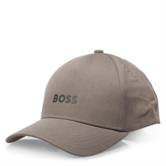 HUGO BOSS Seth-L Baseball-M&uuml;tze, Baumwolle (Holzkohle)