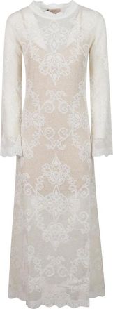 Twinset Femme, Robes, Blanc, Taille: 40 FR Twin-set Robes