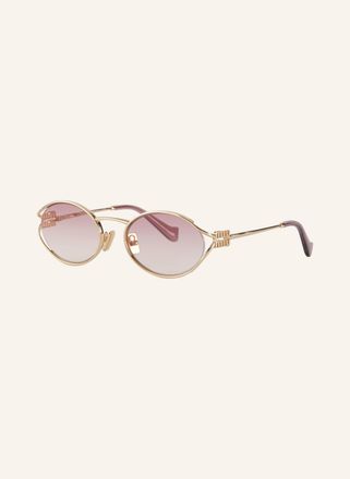 Miu Miu Sonnenbrille Mu 52ys gold