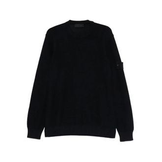 Stone Island Homme, Pulls, Bleu, Taille: L Pull ras du cou en coton cachemire