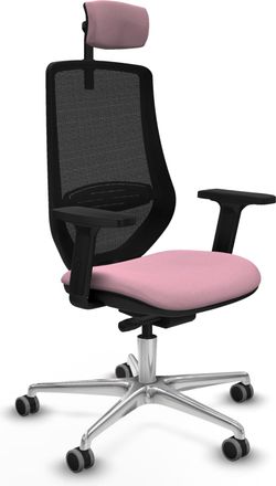 Piqueras y Crespo Ergonomischer B&uuml;rostuhl mit Lendenwirbelst&uuml;tze, verstellbaren Armen und Kopfteil, h&ouml;henverstellbar und neigbar, ausgestattet mit Syncro/Translack. Sch