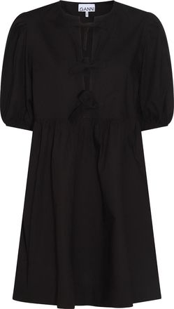 Ganni Knielanges Kleid - Schwarz