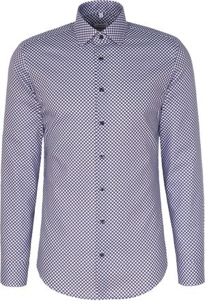 Seidensticker Herren Business Hemd - Slim Fit - B&uuml;gelleicht - Kent-Kragen - Langarm - 100% Baumwolle