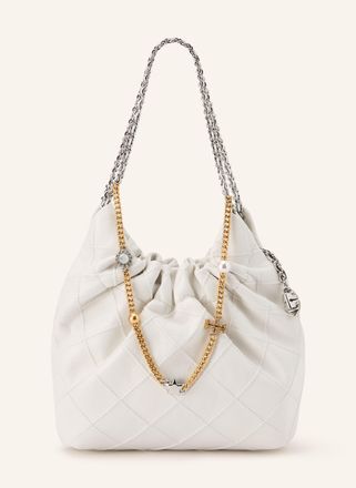 Tory Burch Tory Burch Beuteltasche Fleming Mini weiss