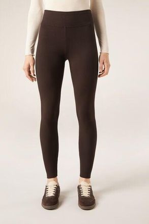 Calzedonia Leggings Mit Kaschmir Braun