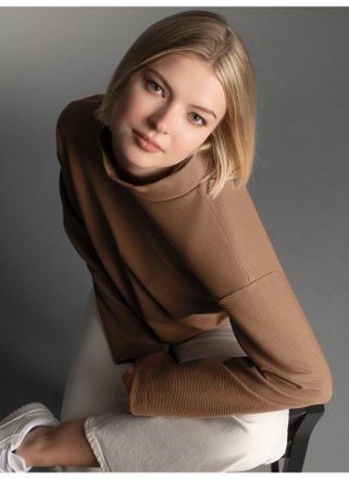 Trigema Sweatshirt TRIGEMA Sweatshirt mit Stehkragen