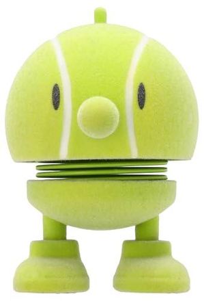 Hoptimist Tennis Bumble - Figurine - Design Nordique - D&eacute;coration Scandinave - 4,5 x 5,8 x 7,6 cm - S - Jaune