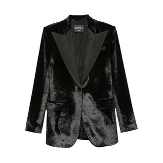 Dondup Dj863 Blazer - Femme - Vestes - Noir - Taille: 38 FR