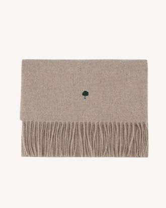 Faguo Echarpe en laine et cachemire beige