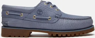 Timberland All Gender Handgen&auml;hter Timberland Authentic 3-Eye Lug Bootsschuh in Blau, Blau, Gr&ouml;&szlig;e