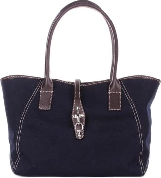 Fay Femme, Sacs, Bleu, Taille: ONE Size Logo Front Handbag