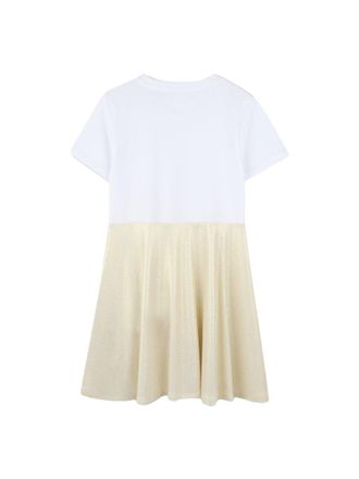 DKNY Cotton-Stretch Dress - Yellow