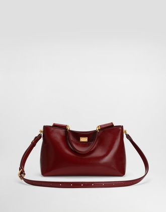 Dolce & Gabbana Vittoria Calfskin Handbag - Frau Schulter- Und Umh&auml;ngetaschen Red Onesize