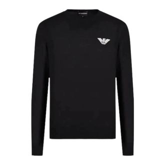 Emporio Armani Blauer Strickpullover 6L1Mxg1Mjvz0920 - - Knitwear - Herren - Blau - XS