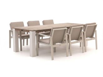 Bellagio la vita attrattiva Bellagio Vazzola/ROUGH-X 240 cm Gartenm&ouml;bel-Set 7-teilig