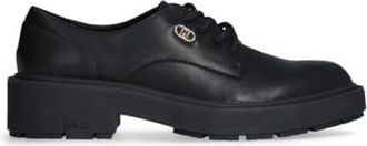 Liu Jo London 05, Francesina en cuir pour femme, Noir, 38 EU