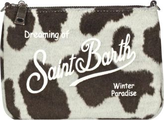 MC2 Saint Barth Femme, Sacs, Multicolore, Taille: ONE Size Pochette Parisienne Mini Felt Cow