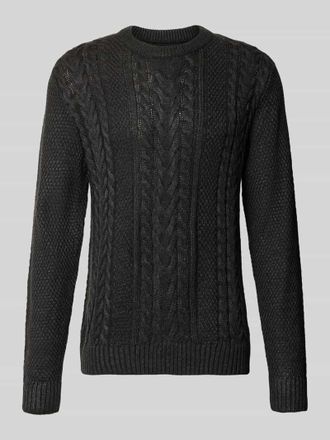 Jack & Jones Pullover mit Zopfstrickstruktur