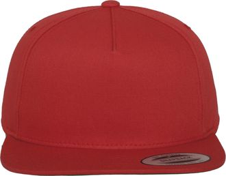 Flexfit M&uuml;tze Classic 5 Panel Snapback, red, one Size, 6007-00199-0050