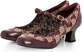 Ruby Shoo Clara Chaussures de travail/jeu confortables, bordeaux, 41 EU