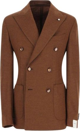 L.B.M. 1911 Doppiopetto Jacket - - Suits - Herren - Braun - 3XL