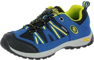 Br&uuml;tting Bruetting Ohio Low, Chaussures de Randonn&eacute;e Basses gar&ccedil;on, Bleu (Blau/Schwarz/Lemon Blau/Schwarz/Lemon), 35 EU