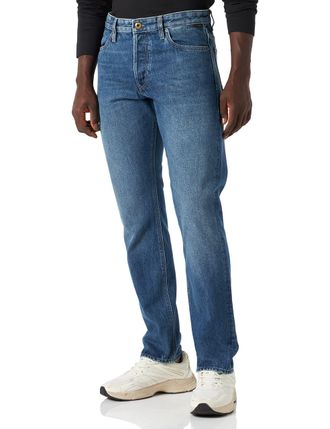 G-Star RAW Herren Triple A Straight Jeans, Blau (Faded sea Moss Destroyed C967-D330), 31W / 34L