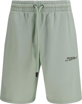 Off-white Type Machine Arrow Skate Sweat Shorts - Homme - Shorts - Vert - Taille: XL