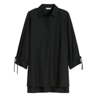 Max Mara Femme, Blouses et Chemises, Noir, Taille: 34 FR Blouse Mxmadorni