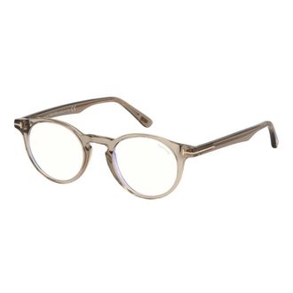 Tom Ford unisex, Accessoires, Beige, Taille: 48 MM Blue Block Optical Frame