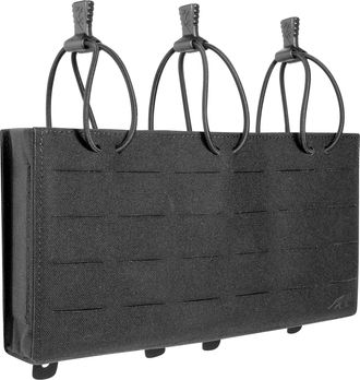 Tasmanian Tiger TT 3 SGL Mag Pouch Bel MKIII formstabile Magazin-Tasche zur Aufnahme von DREI G36-Magazinen mit elastischem Kordel-Verschluss und Molle-System, Schwar