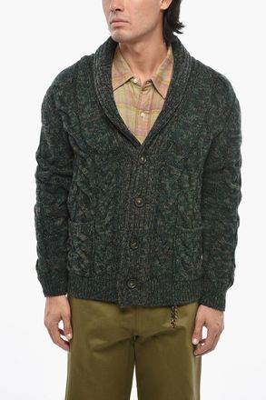 Settefili Cashmere Kaschmir-Mix Cardigan Mit Geflochtenen Details Settefili Cashmere
