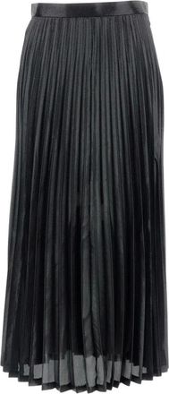 Junya Watanabe Femme, Jupes, Noir, Taille: 40 FR Jupe Midi Pliss&eacute;e