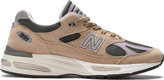 New Balance Low-Top Sneaker - New Balance 991v2 MiUK Essentially Offbeat Pack Ce - Gr. 40,5 (EU) - in Wei&szlig; - f&uuml;r Damen