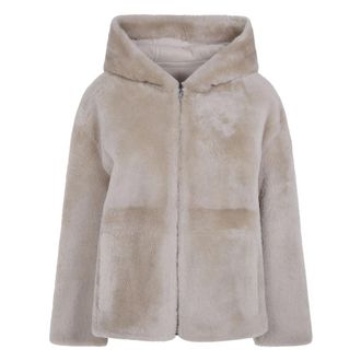 Yves Salomon 66 CM Jacke - - Jackets - Damen - Beige - S