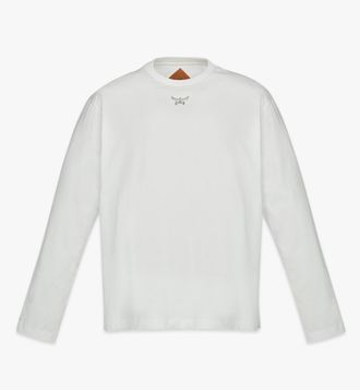 MCM Longsleeve Essential aus Bio-Baumwolle mit Lorbeerlogo