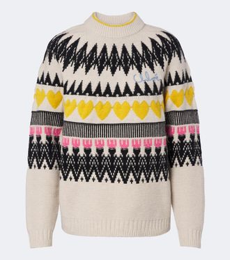 Chlo&eacute; Chlo&eacute; Pull en jacquard de laine et cachemire