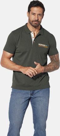 Jan Vanderstorm Poloshirt JAKOV mit Kontrast-Knopfleiste