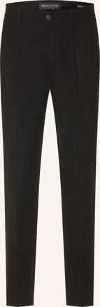 Marc O'Polo Marc Opolo Flanellhose Osby Tapered Fit schwarz