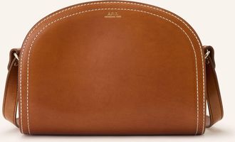 A.P.C. Umh&auml;ngetasche Demi Lune braun