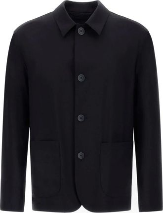 Herno Homme, Vestes, Bleu, Taille: 2XL Blazer Light Stretch Wooly