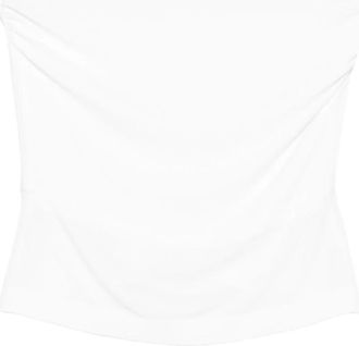 Norma Kamali Femme, Tops, Blanc, Taille: 36 FR Top bandeau