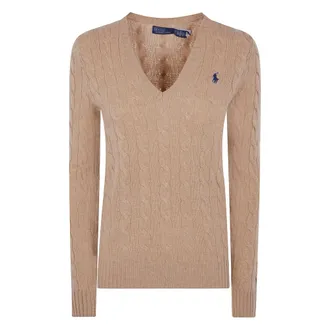 Ralph Lauren Cable-knit V-neck Sweater