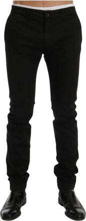 Gianfranco Ferre Chinos Coupe Ajust&eacute;e - Homme - Pantalons - Noir - Taille: 2XL